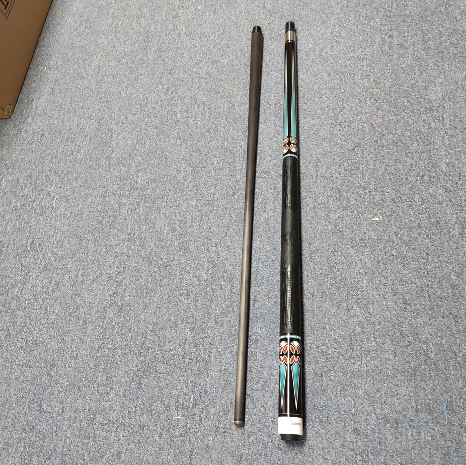 Professional Real Leather Carbon Fiber Pool Cue Stick & Cloth
