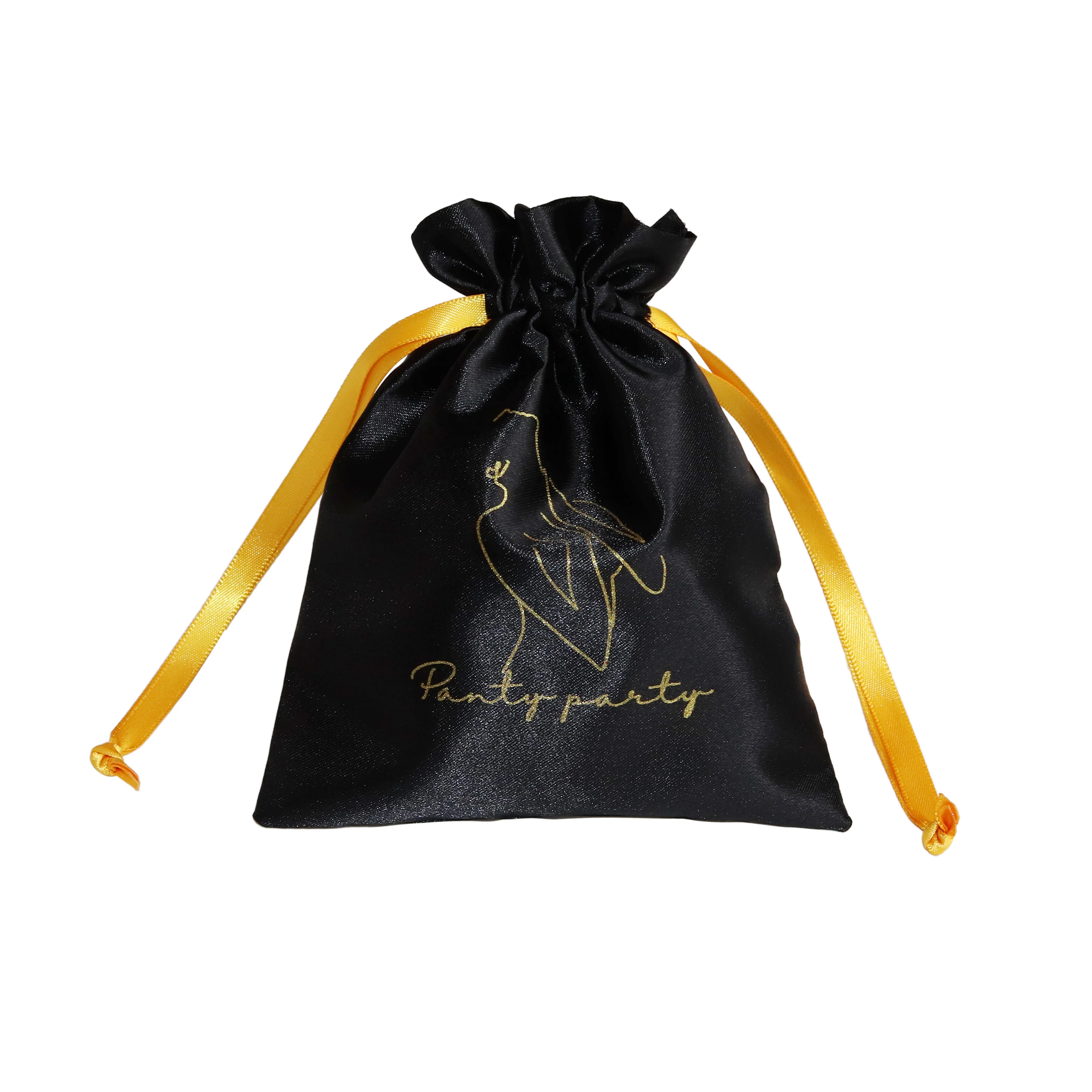 Custom Luxury Envelope Jewelry Pouch Bag With Embossed Logo Premier ...