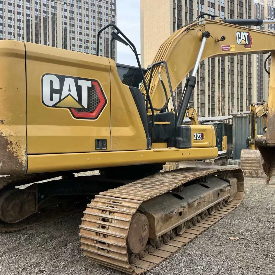 Original Paint 23tons Caterpillar 323D Used Excavator in Good Condition ...