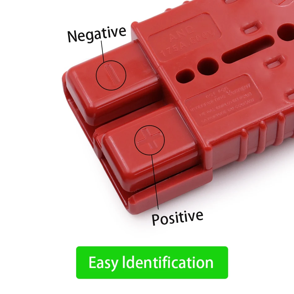 Anchi 2 Pin Battery Quick Connector 50a 120a 175a 350a 600v Wire Power ...