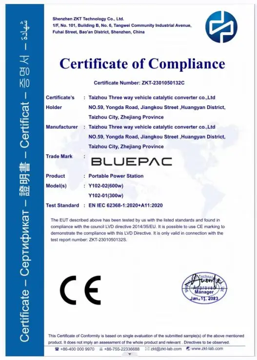 Bluepac Portable Power Station Generator 300w Rechargeable Solar ...