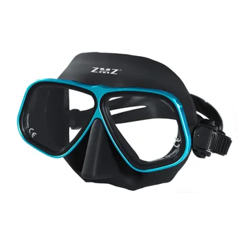Metal Frame Whole Freediving Mask Low Volume Scuba Diving Equipment ...