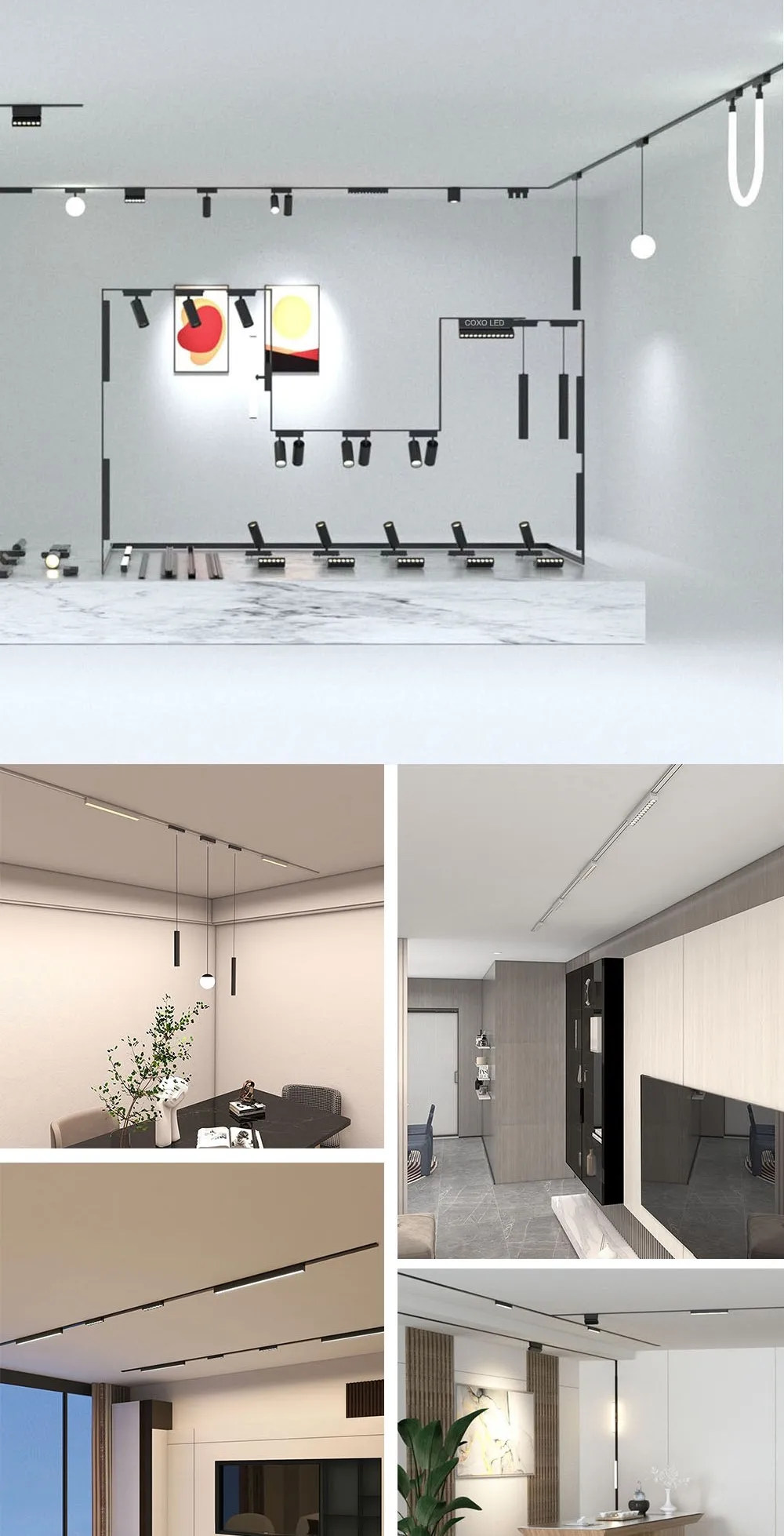 Magnetic Track Light Rail LED - Efficient Lighting Solutions