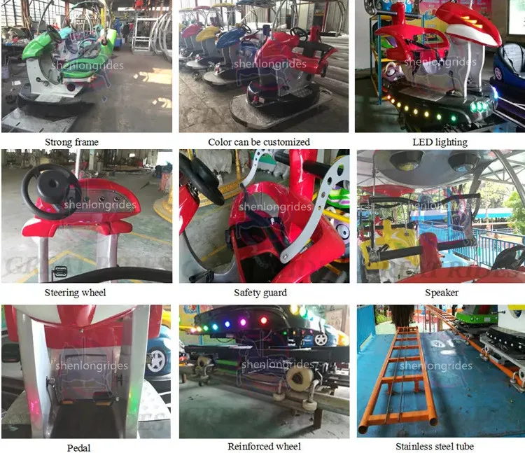 Shenlong Attraction Amusement Park - Space Bike Rides