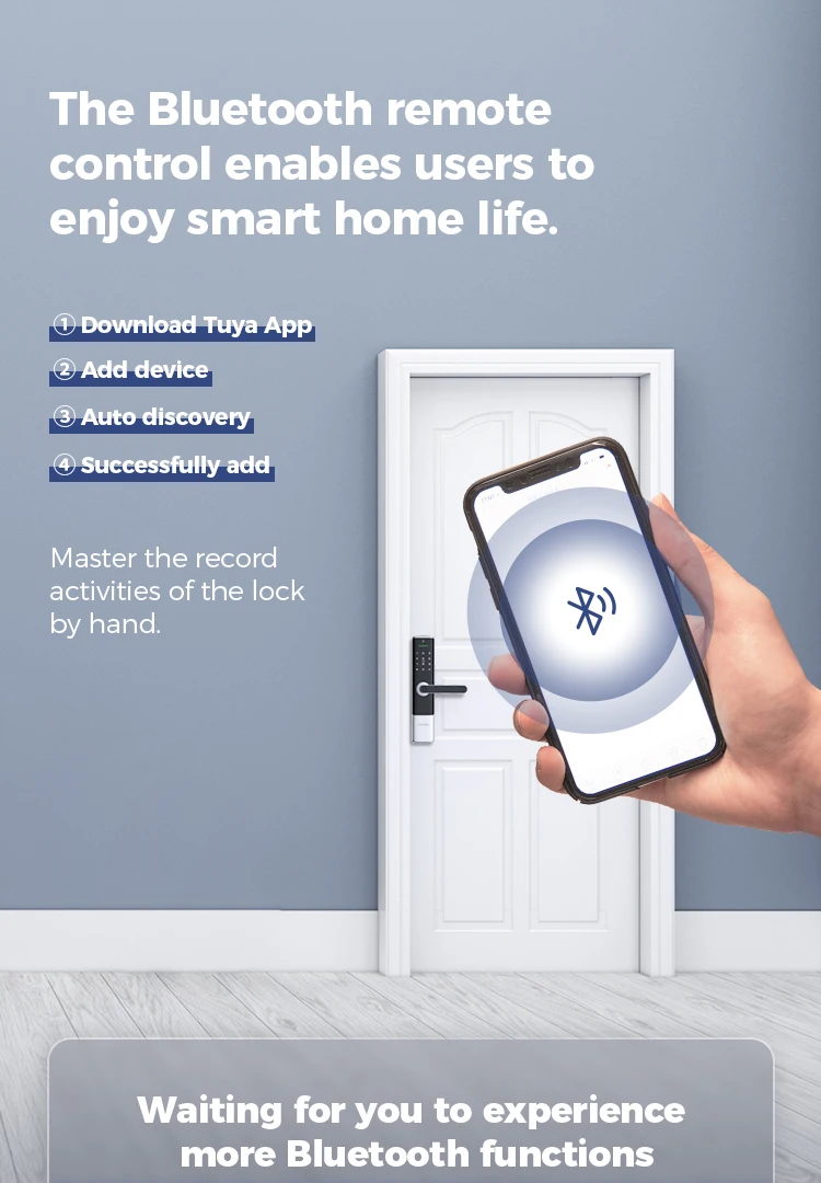 Tenon Home Electronic Smart Keyless Digital Password Biometric Door ...