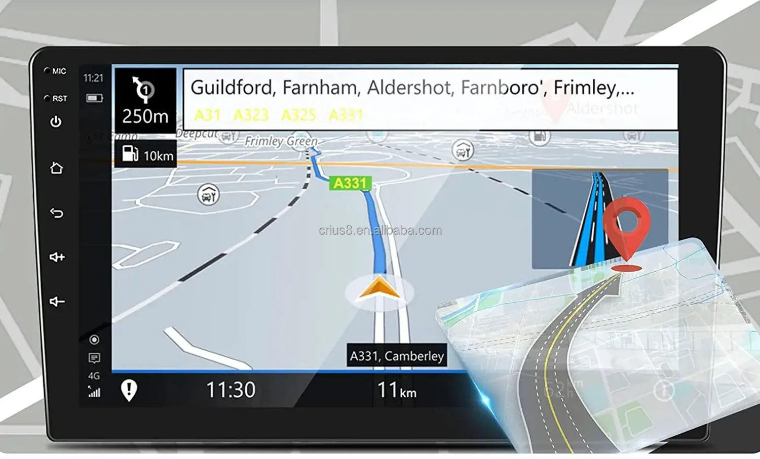 Customizable Car Multimedia Head Unit - Android Dashboard DVD Player ...