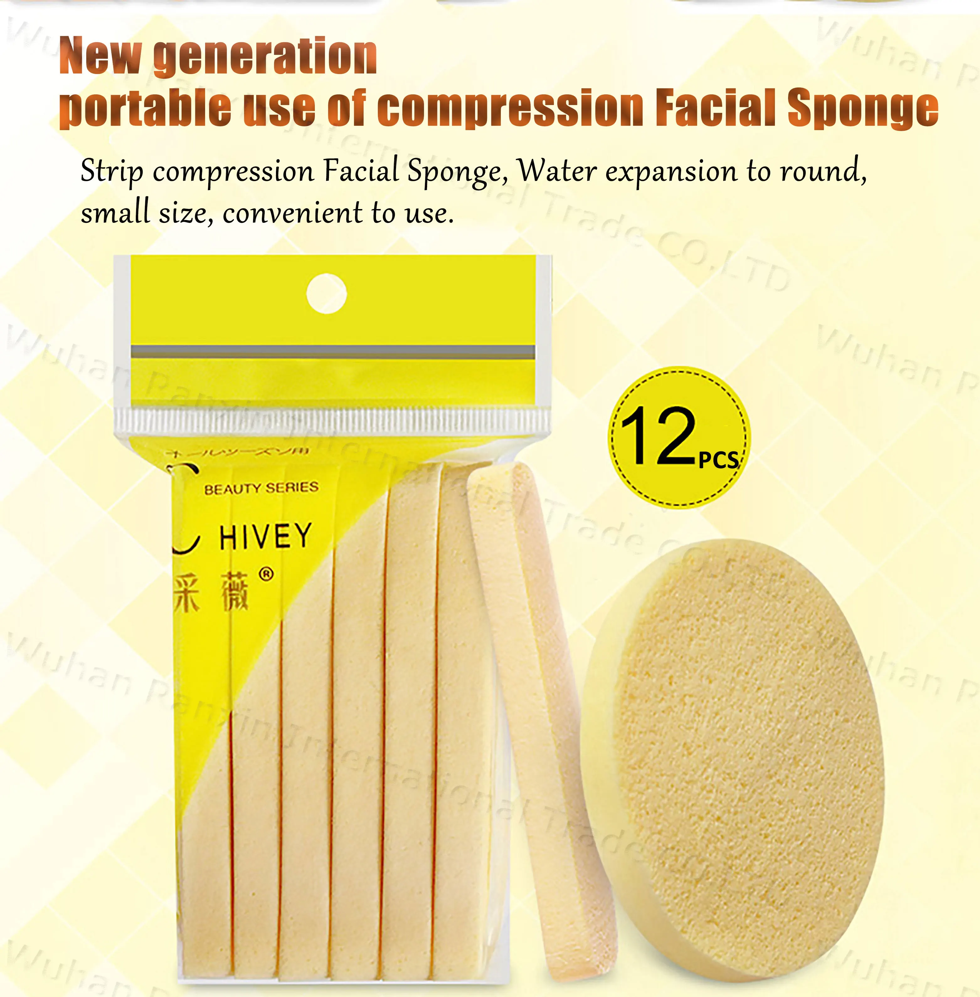 Chivey Compressed Sponge Strip Makeup Sponge Wholesale Compressed ...