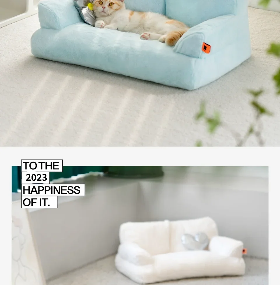 Luxury Fluffy Super Soft Kitten House Cat Nest Pet Bed