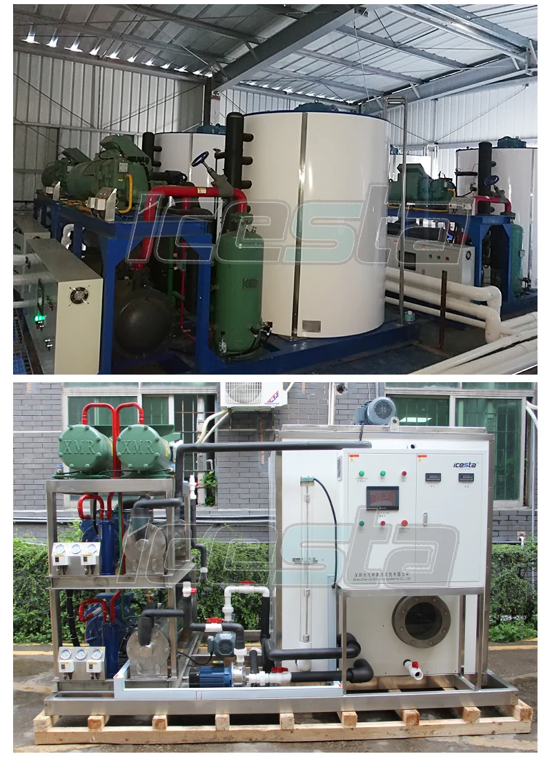 ICESTA Automatic Quick Freezing Ice Slurry 5 Ton High Reliable Long ...