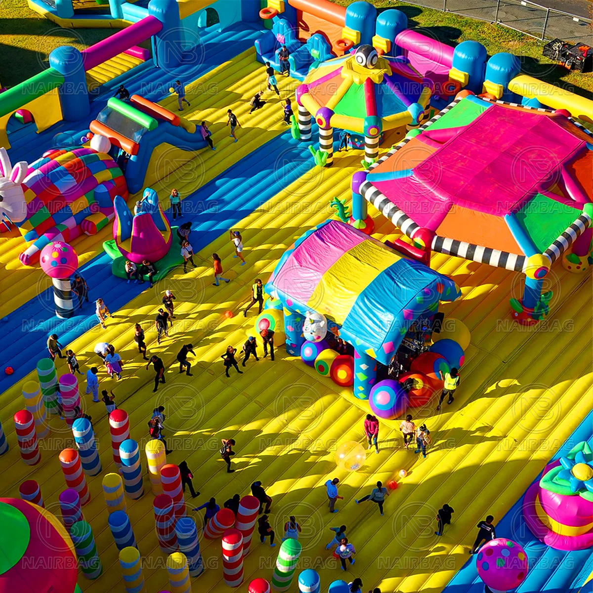 Largest Inflatable Playground Bouncer - Nairbag Theme Park