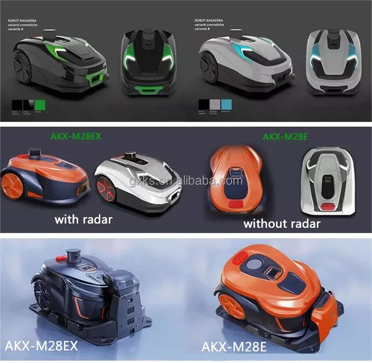 Automatic Cordless Lawnmowers Robot Grass Cutter Machine Electric ...