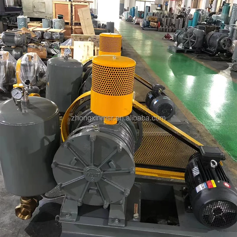Wastewater Treatment Positive Displacement Rotary Roots Air Blower For ...