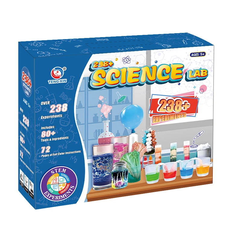 Kids Science Experiment Kit - 238 Magic Lab Experiments