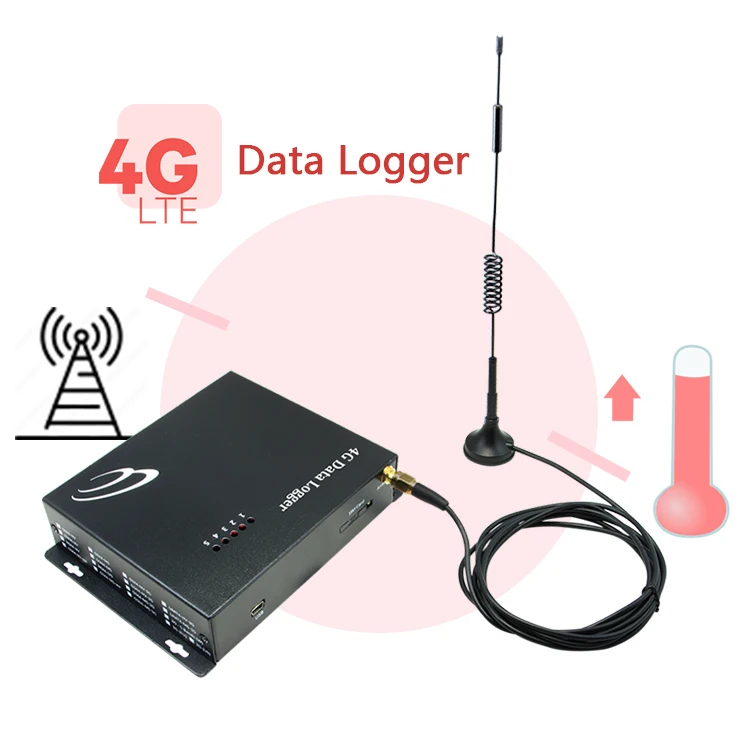 Monitor Temperature Recorder Data Logger Modbus RS485 Interface 4G ...