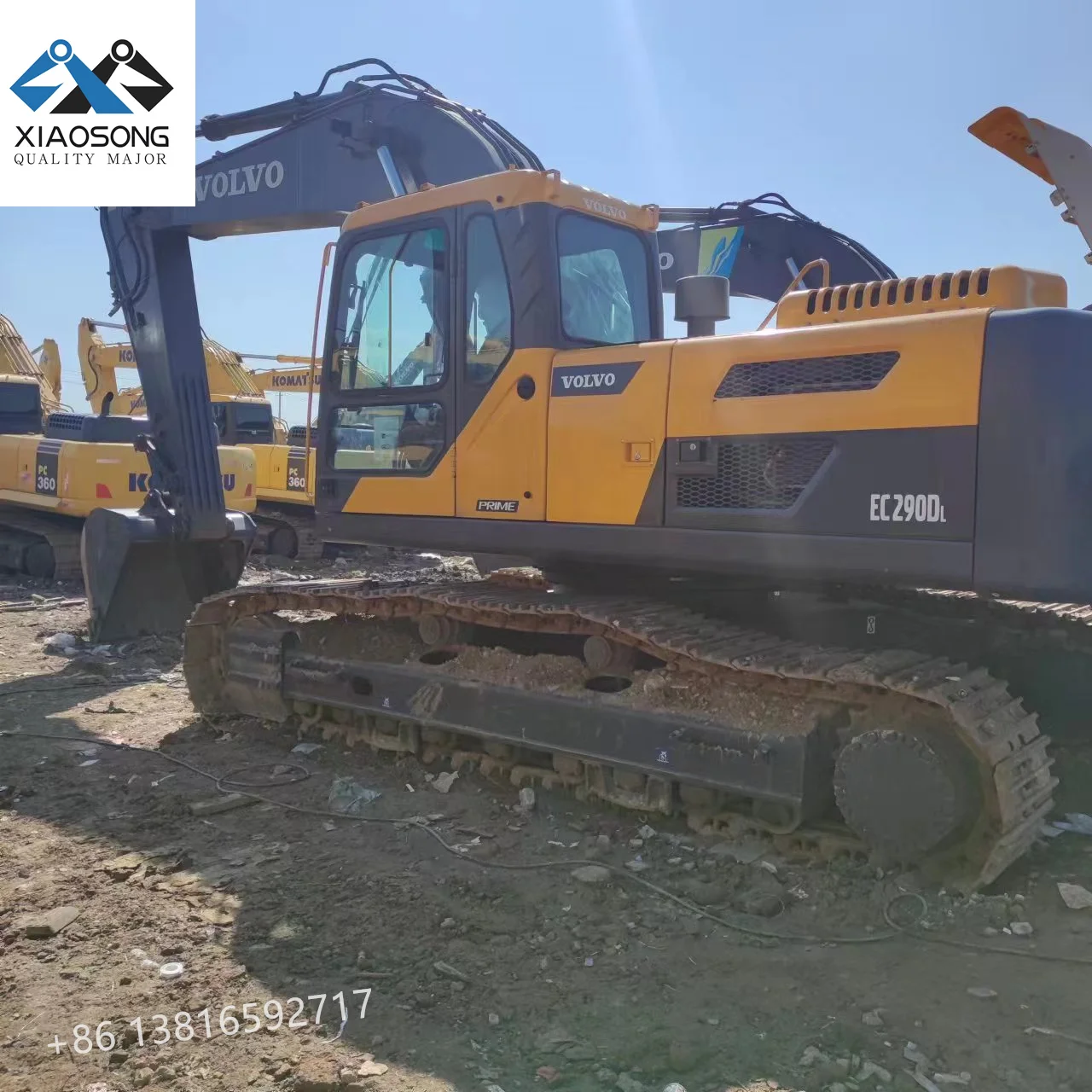 Good Working Condition Hydraulic Excavator Volvo EC290DL Excavators ...