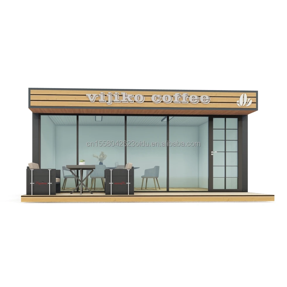 20ft & 10ft Prefabricated Container House - Shop Stall Kiosk