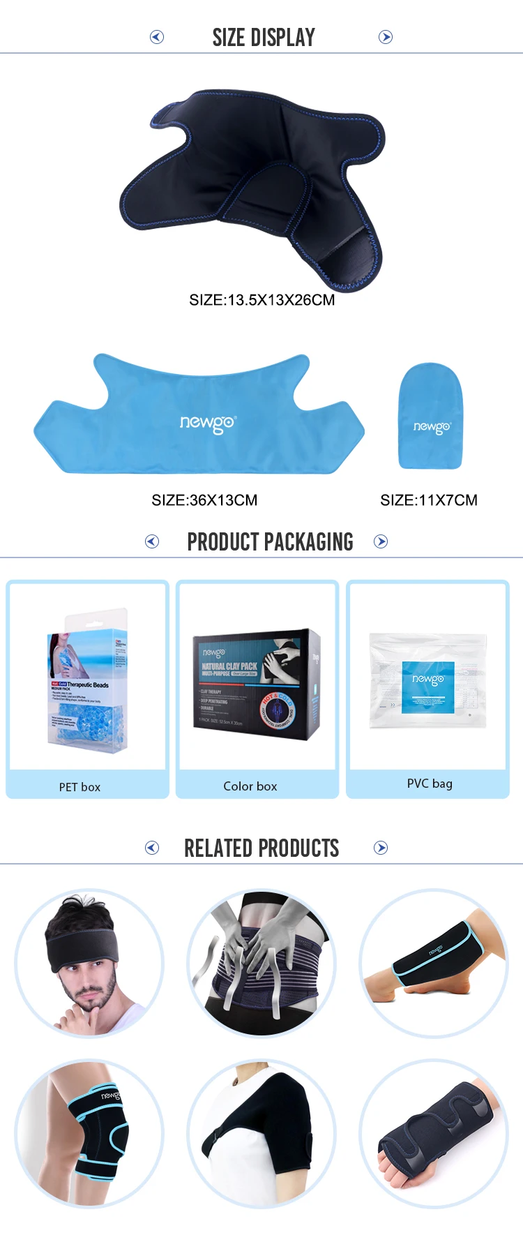 Cold Hot Therapy Foot Boot Custom Logo Foot Ankle Toes Cold Hot Gel ...