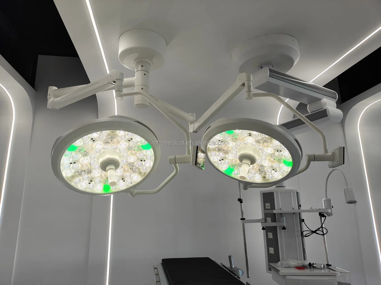 Mt Medical Double Head Ceiling Mounted Ot Shadowless Led Operation Room ...