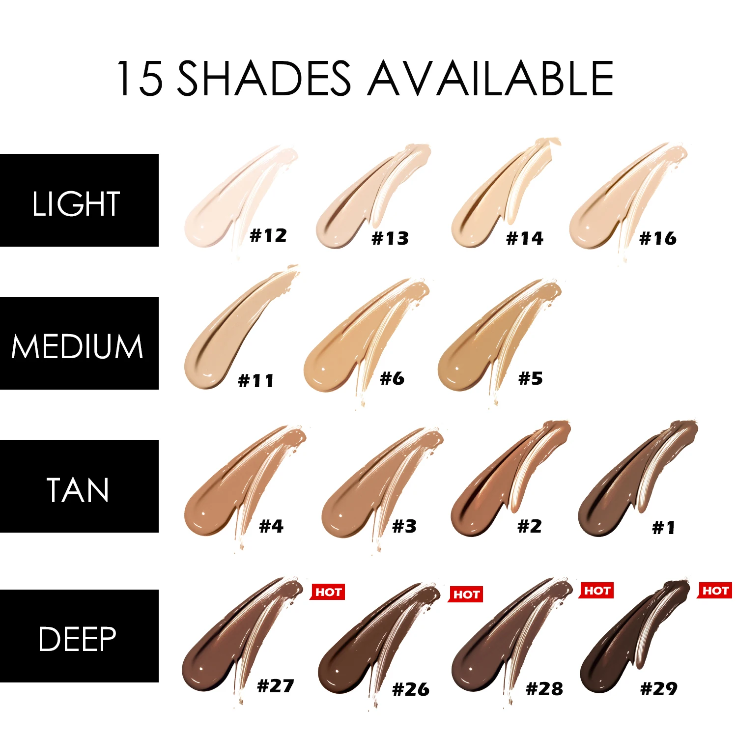 No Logo Foundation with Display Stand - Custom Logo Makeup