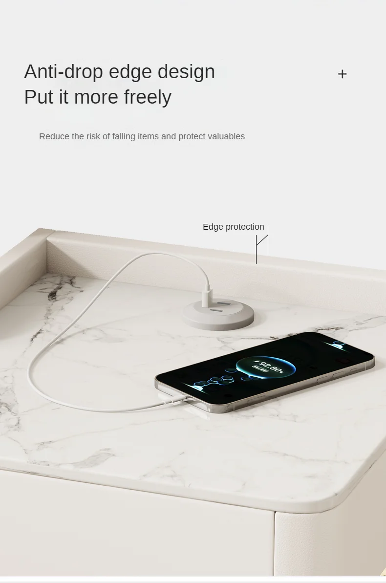 Smart Bedside Table - Intelligent Storage for Your Room