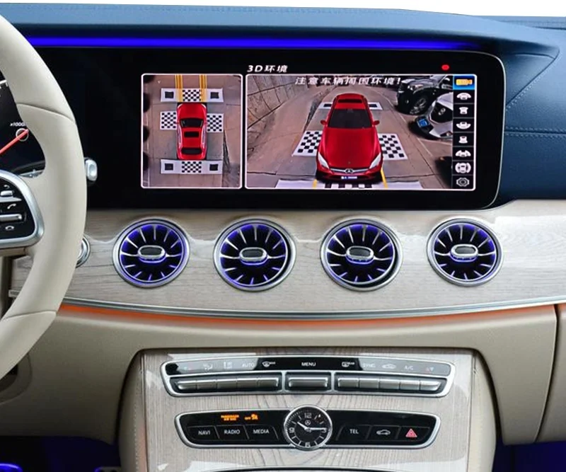 3d 360 Degree Vehicle Around Monitoring Birds Eye View Car Camera ...