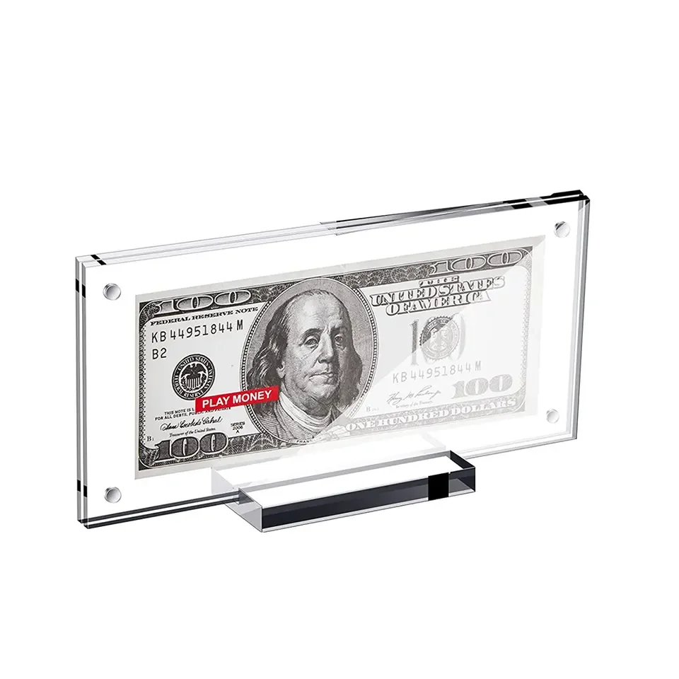 Acrylic Display Cases for Dollar Bill Collectors