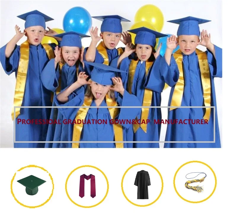 Customization Fabric And Colours Preschool Caps And Gowns Children ...