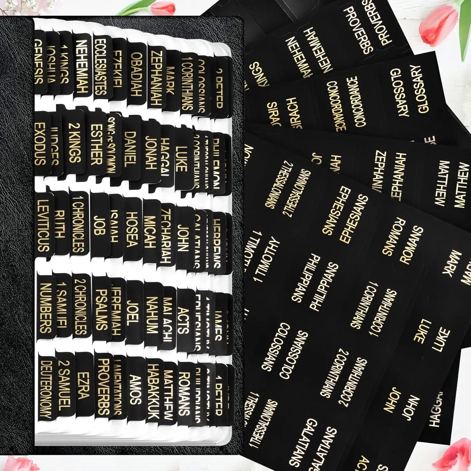 Custom Laminated Bible Personalized Bible Journaling Tabs