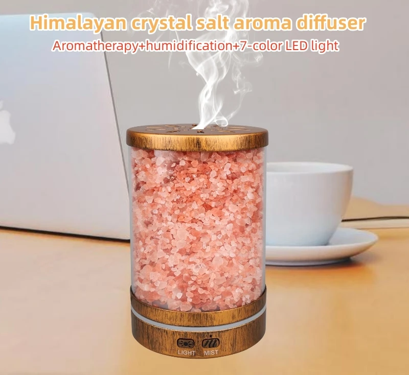 Himalayan Salt Lamp Aromatherapy Humidifier - 1 Year Warranty