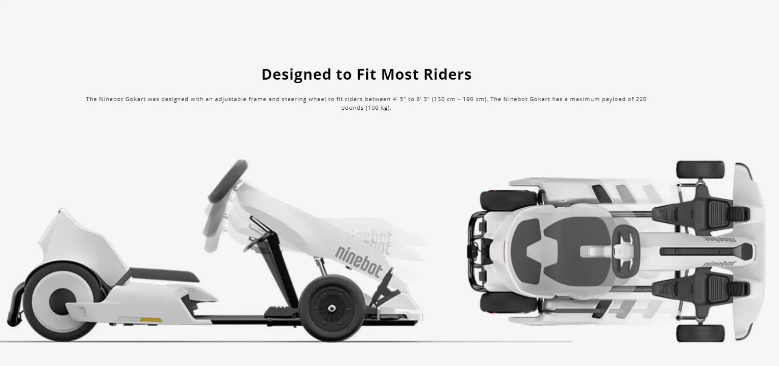 Ninebot Mini Xiaomi White - Professional Racing Game 2400w