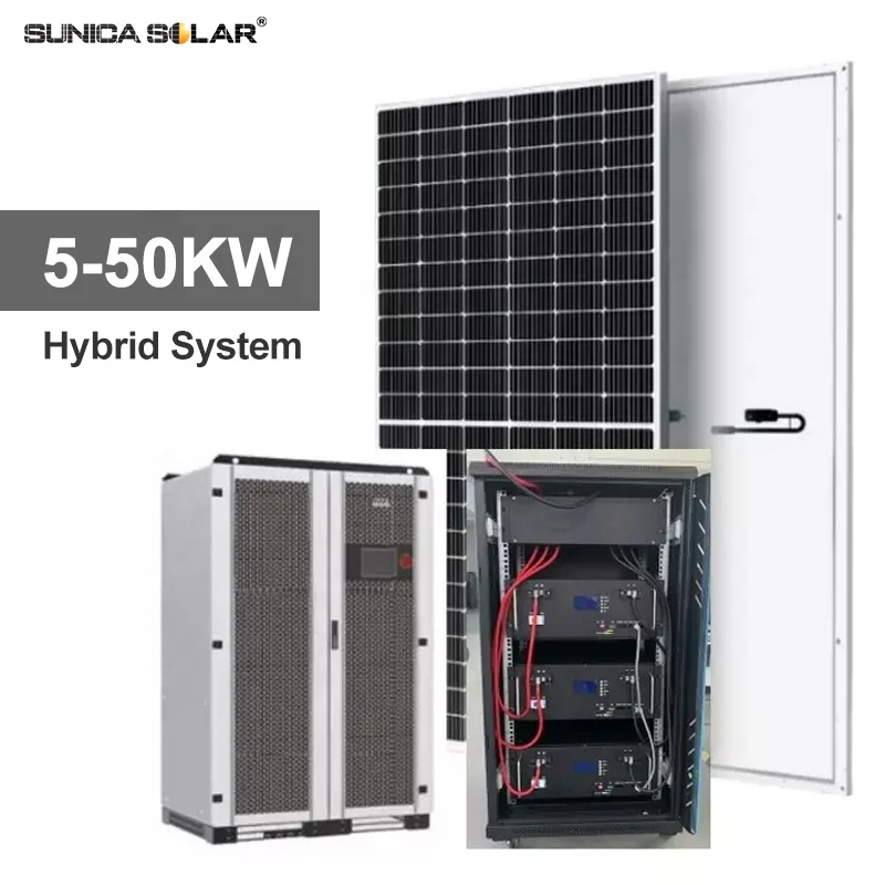 Sunica 12kw 30kw Hybrid 50kw Photovoltaic Solar Power System Price With ...