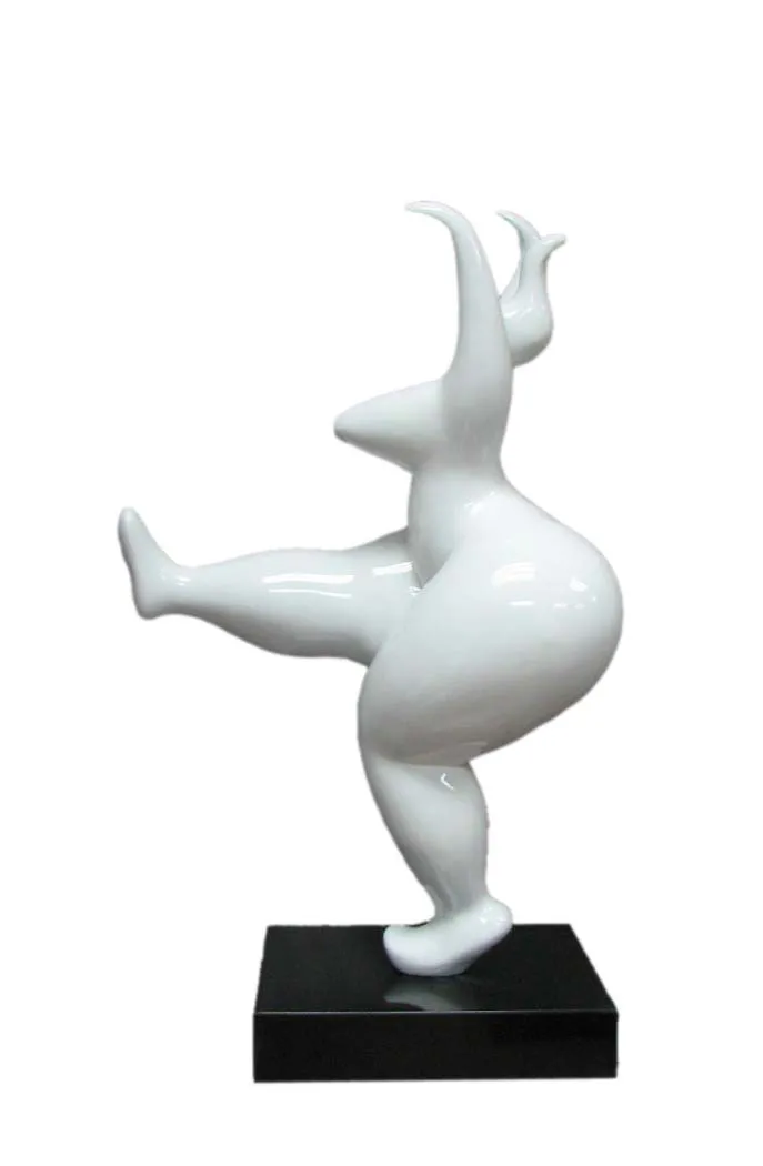 Custom Handmade Ballet Dancer Sculpture - Large Resin Statue for Home Decor