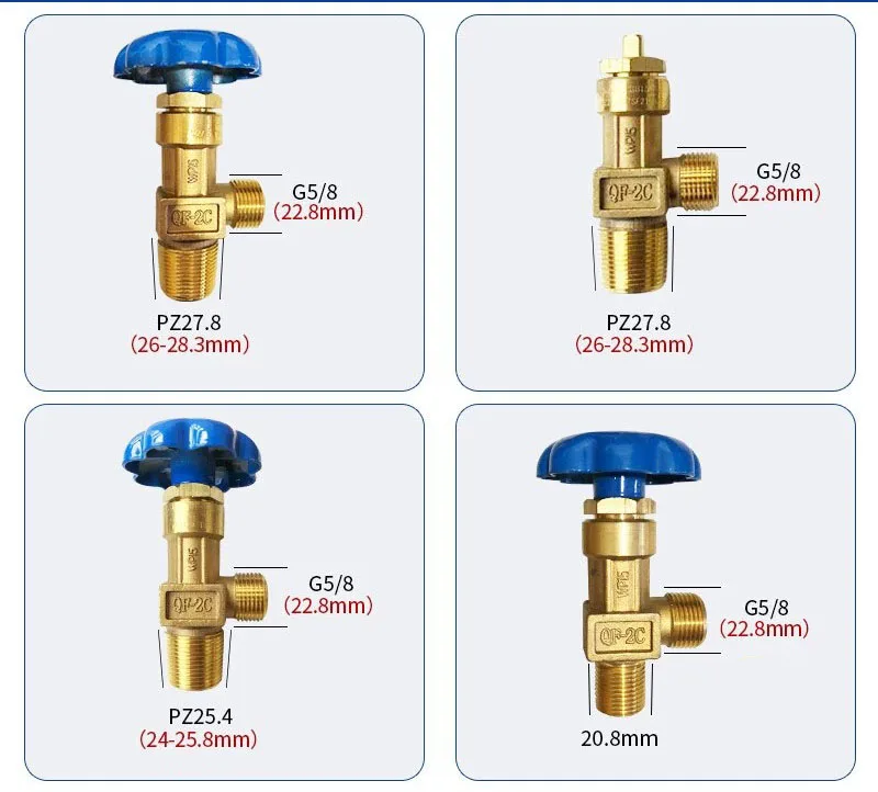 Industrial and LPG Gases Oxygen Cylinder Valve QF-2C Industrial Oxygen ...