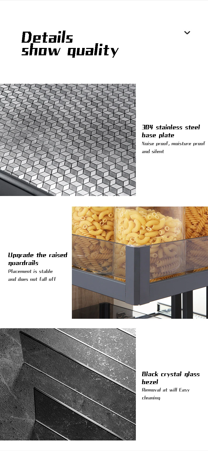 Kitchen Universal Magic Corner For Kitchen Cabinet Blind Corner Swing ...