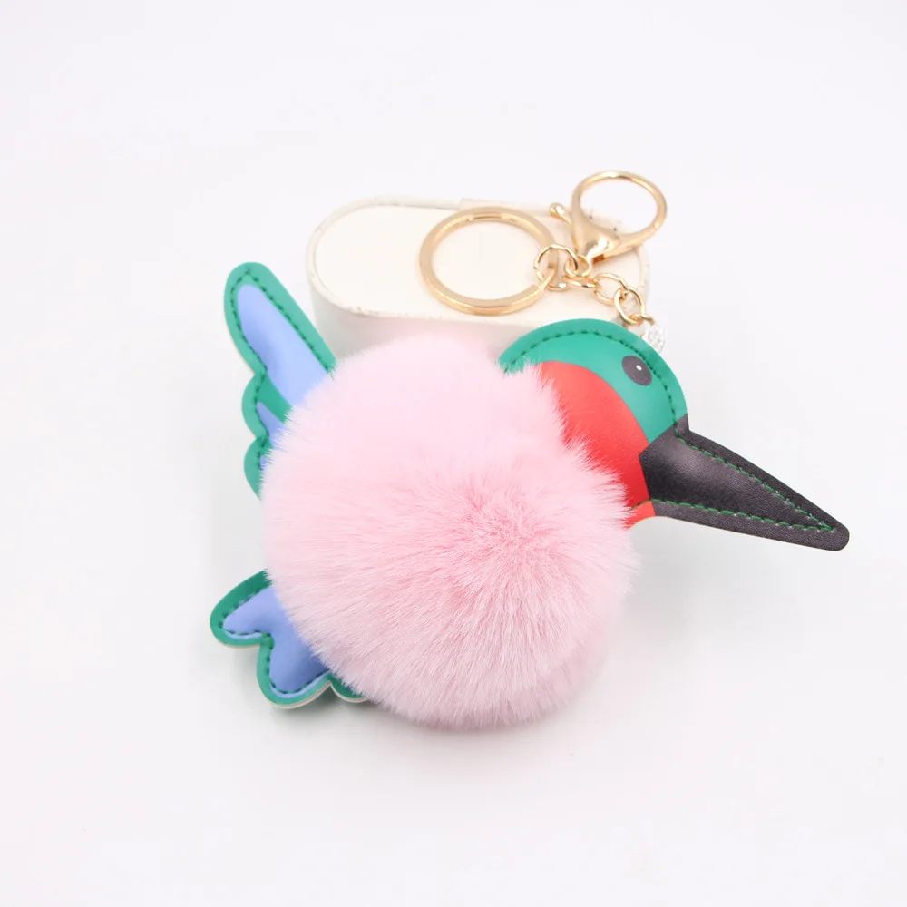 Novelty Jewelry Keyrings Cartoon Bird Key Ring Chain Cute Animal ...