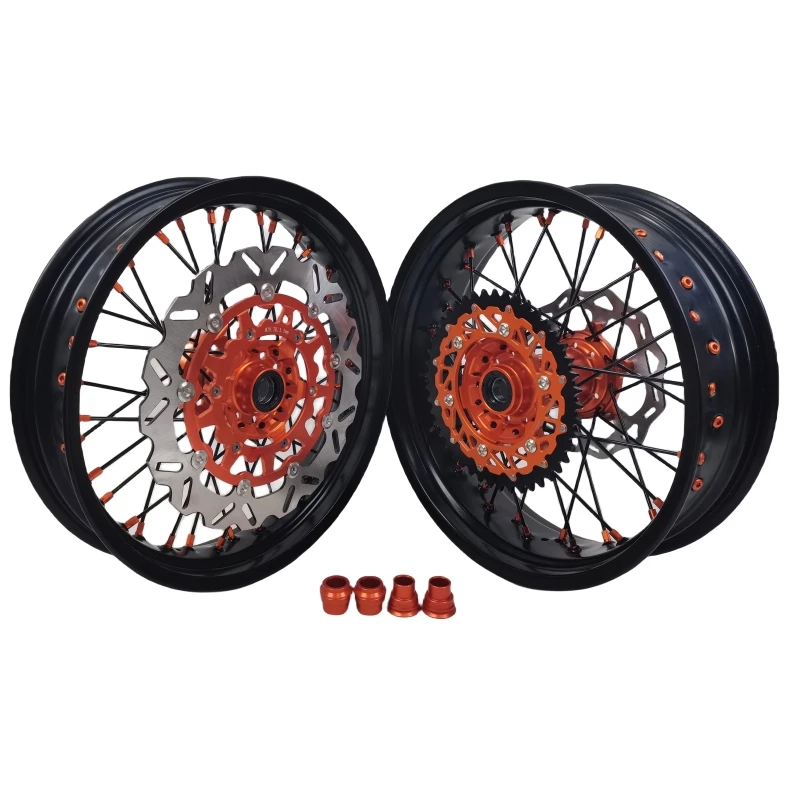 Factory Price 17 Supermotard Wheel Set for KTM EXC SXF 2003-2025 New ...