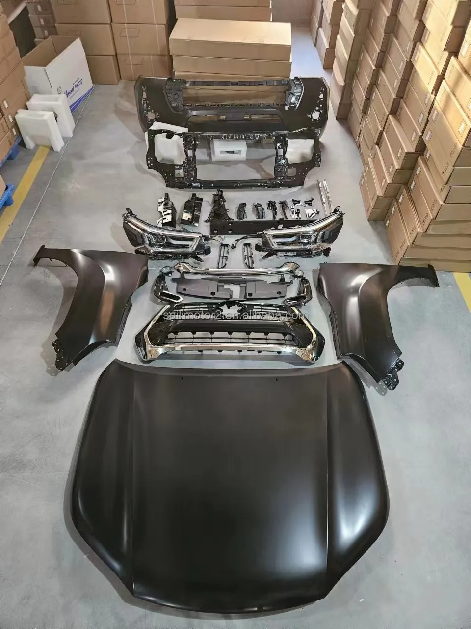 Car Bumper Body Kit Facelift Conversion Limgene Body Kit for Hilux Vigo ...