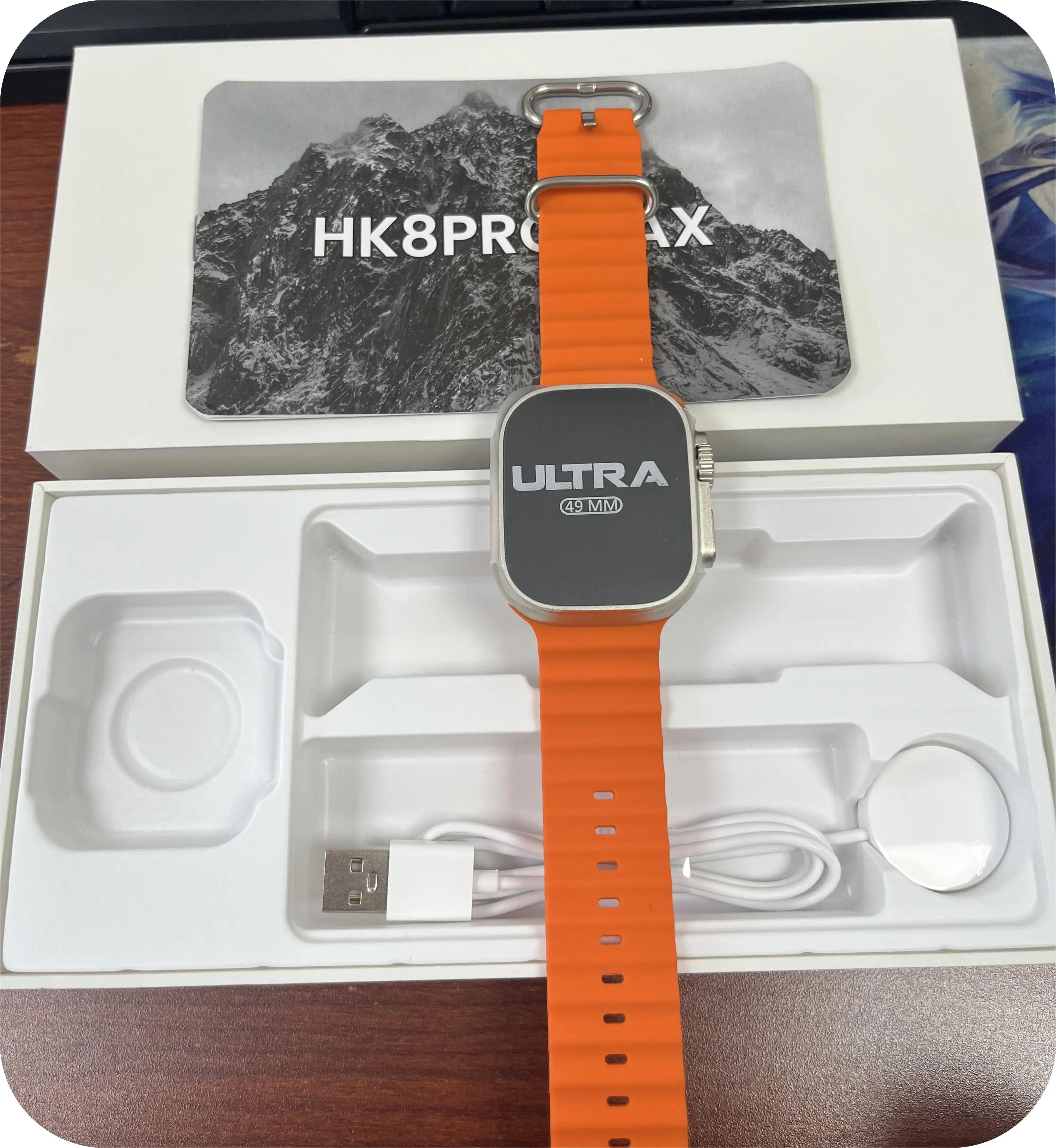 Hk8 Pro Max Amoled 2.02 Inches Smartwatch Ultra Best Screen Reloj ...