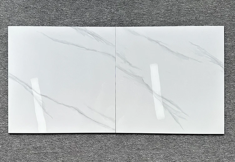 Carrara White Porcelain Tiles - Durable & Stylish Flooring