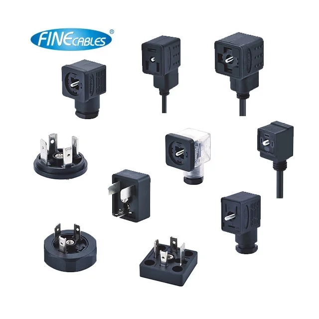 Finecables Electrical Waterproof Din En 43650 A Type Molded Cable ...