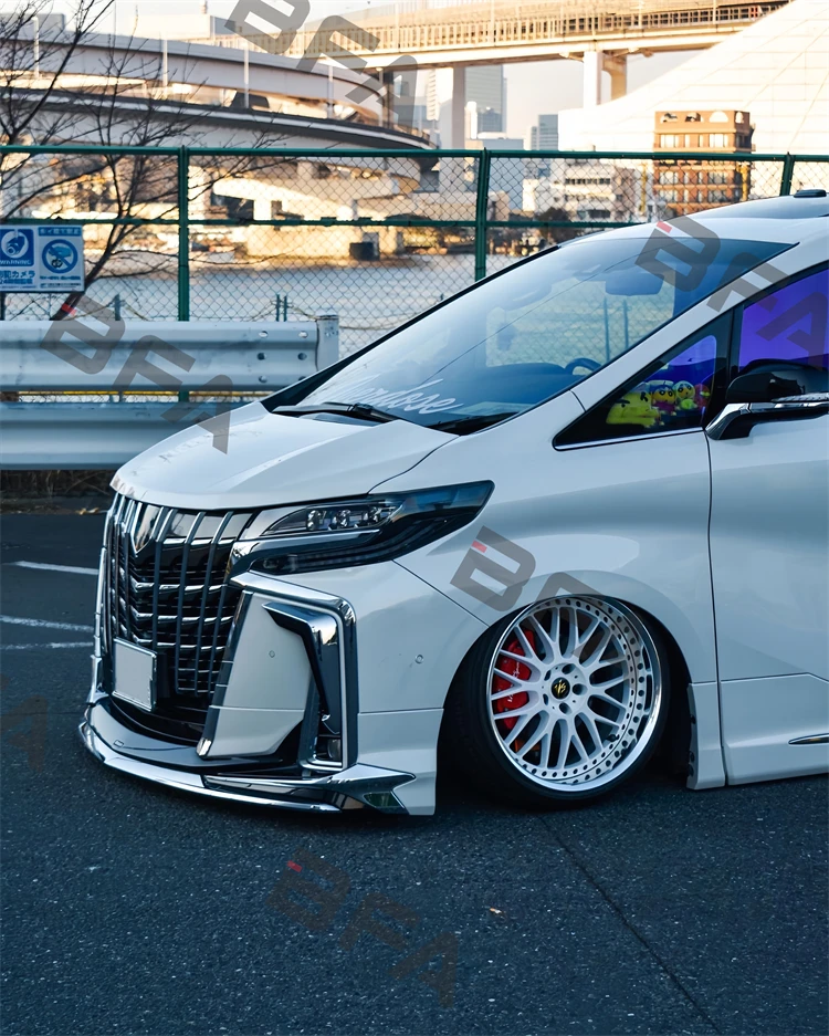 Toyota Alphard Bonnet Upgrade - KUH-L Carbon Fiber Hood Kit