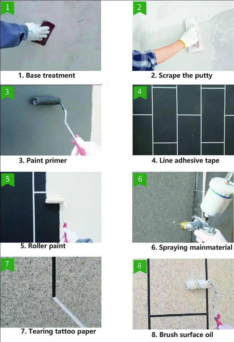 Texture Stone Flake Effect Water Proofing Granite Exterior Wall Paint ...