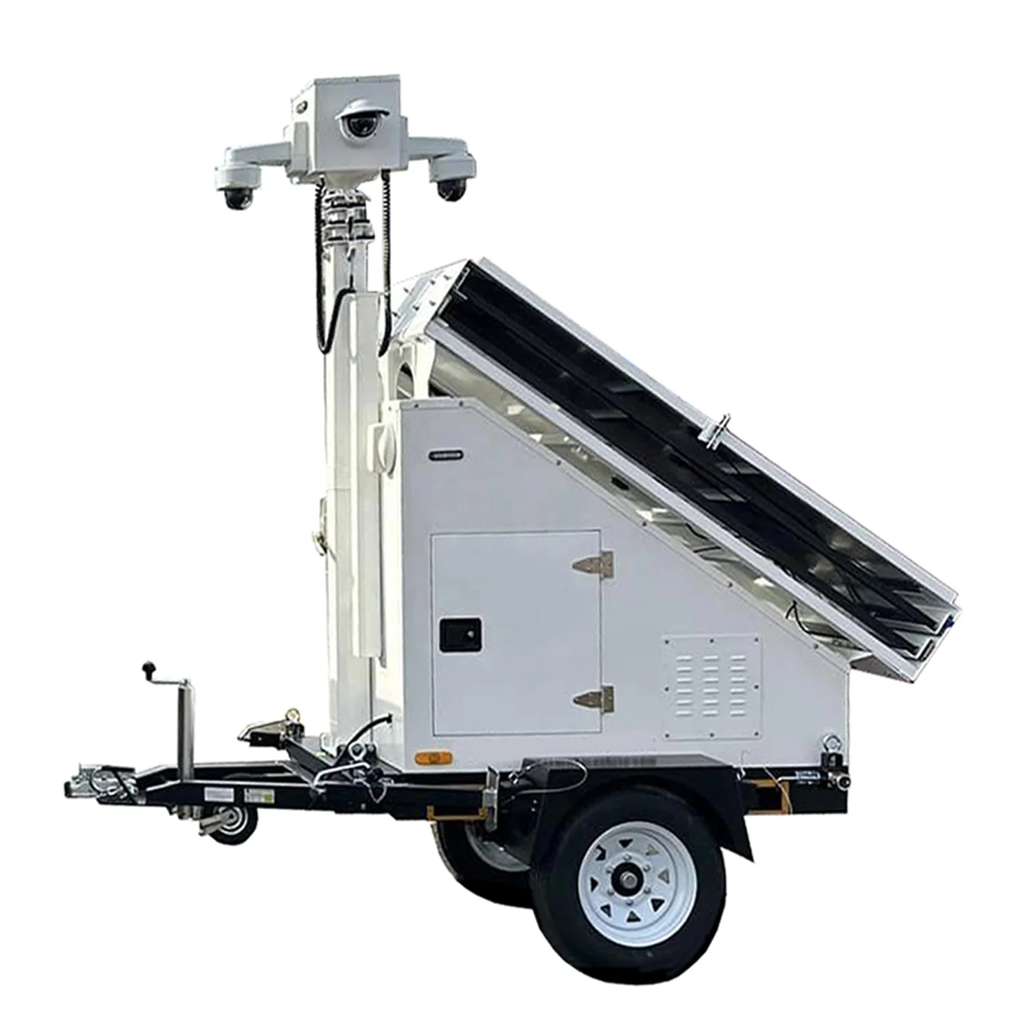 Outdoor solar powered mobile sentry security trailer| Alibaba.com