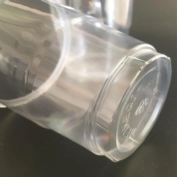 Crystal Clear Plastic Cups With Sip Lids Disposable Cups With Sip ...