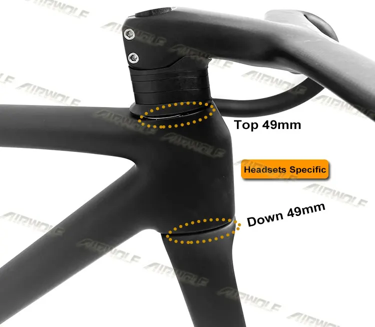 2024 Carbon Racing Fibre Road Bike Frame - Aerodynamic & Lightweight