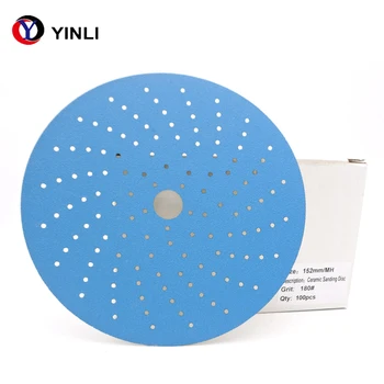 7 Inch 9 Sanding Paper Orbital Sander 6 Glass 120 Grit Sankyo Abrasive ...