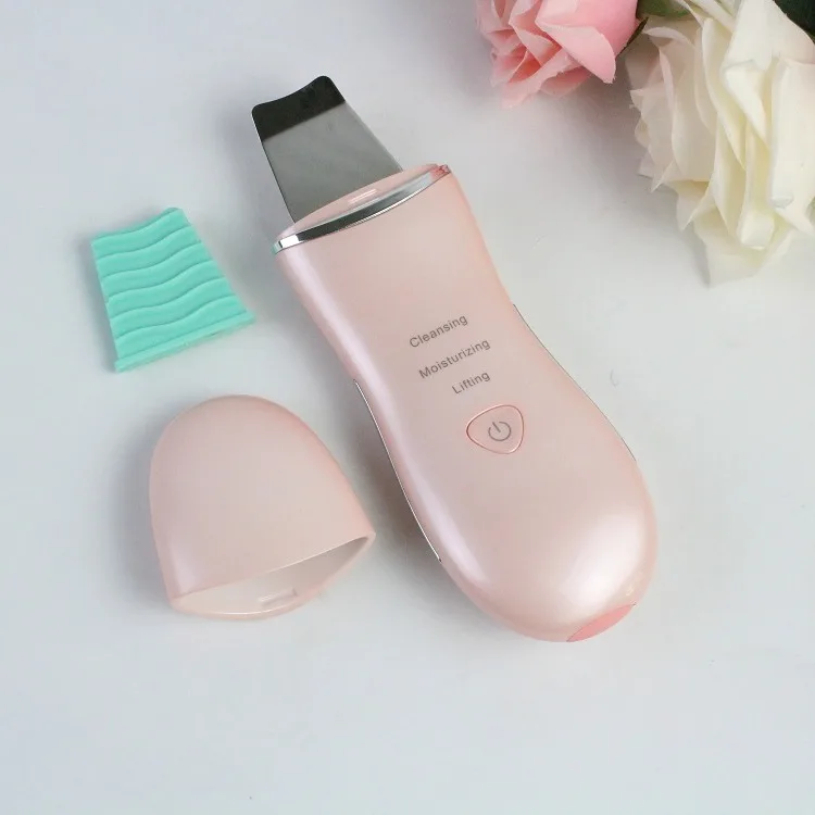 New Ultrasonic Skin Scrubber Face Exfoliating Pores Spatula Facial ...