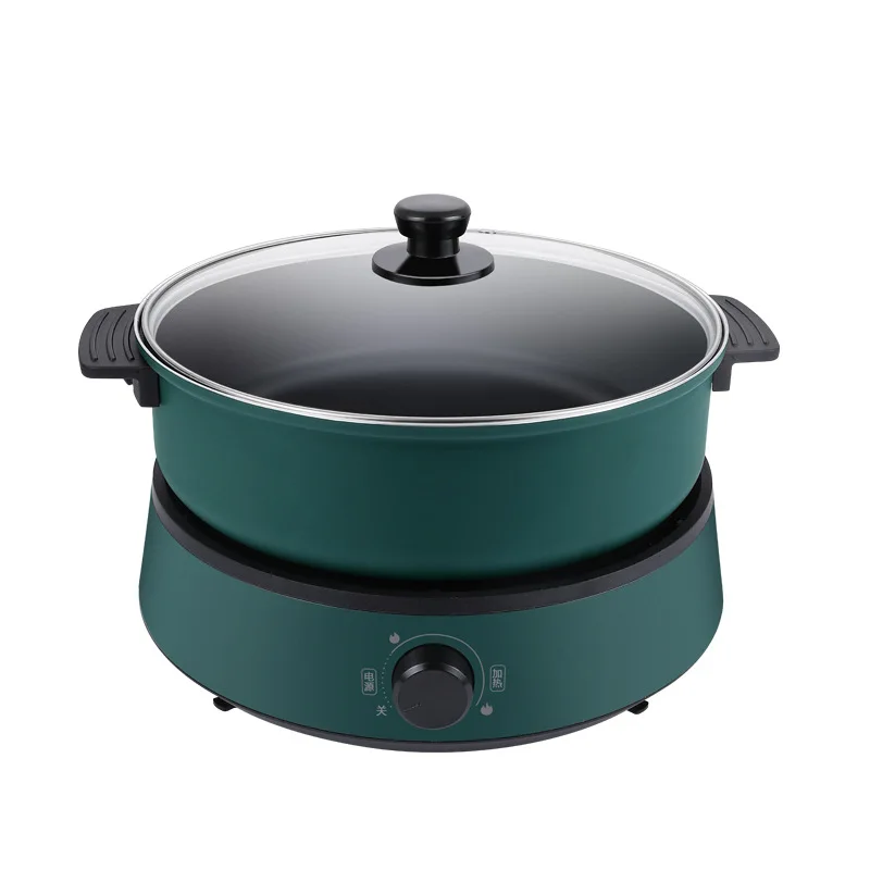 New Design Electric Pan Cooker Frying Pan With Lid Electric Cooking Pot ...