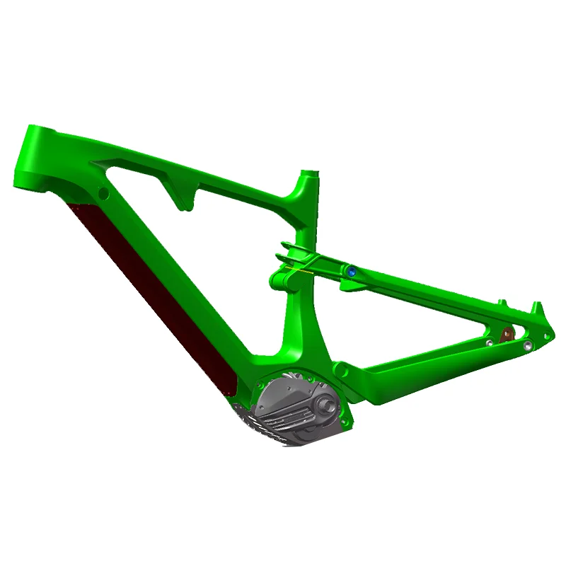 Electric All Mountain Bike Carbon Frame Travel 180mm Shi-mano Ep8 Bt ...