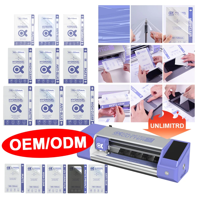 New Design Oopspark Smart Phone Screen Protector 5d Cutting Machine ...